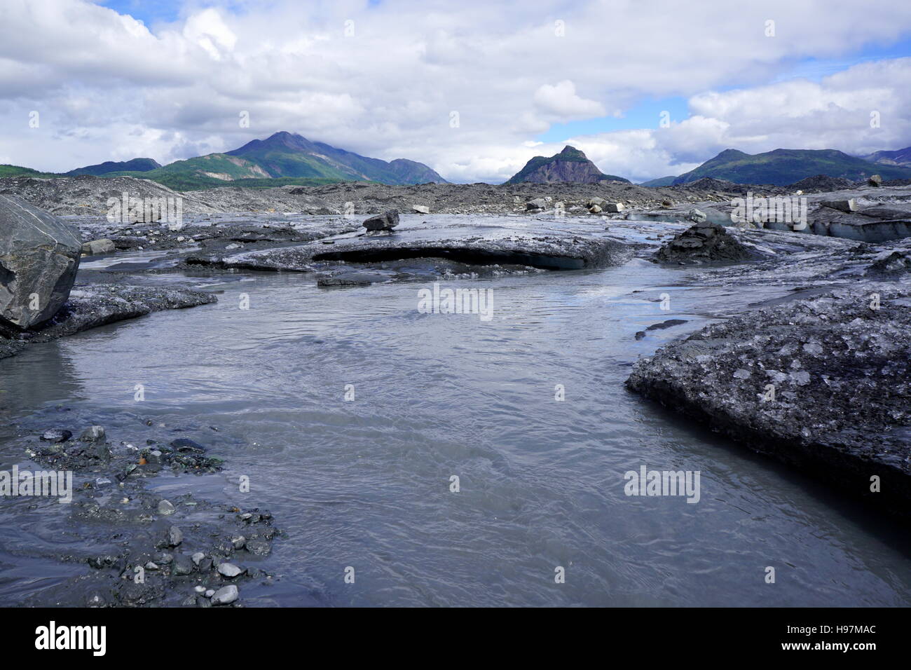 Glacier View in Matanuska-Susitna Borough (near Anchorage) Alaska, USA ...