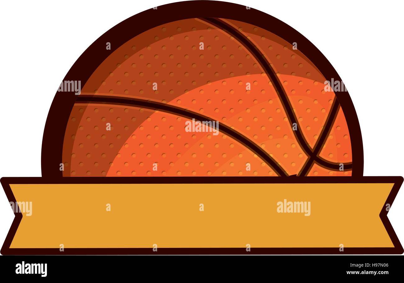 Half Basketball Clipart