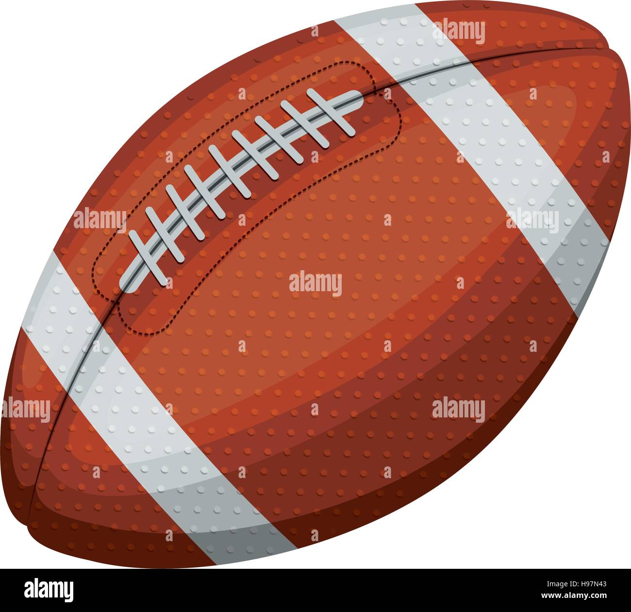 silhouette color with football ball in diagonal Stock Vector Image ...