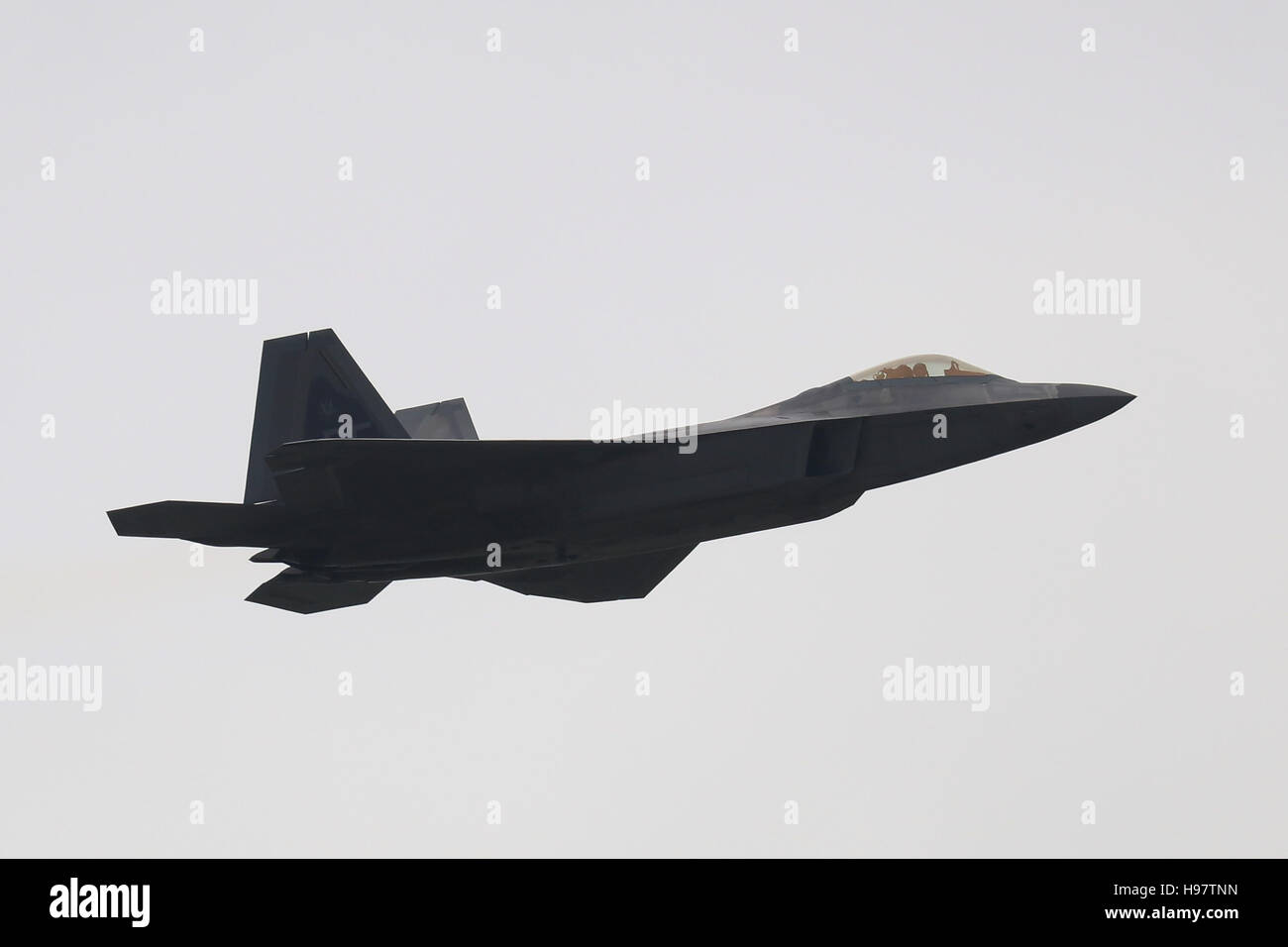 F22 Raptor in flight Stock Photo - Alamy