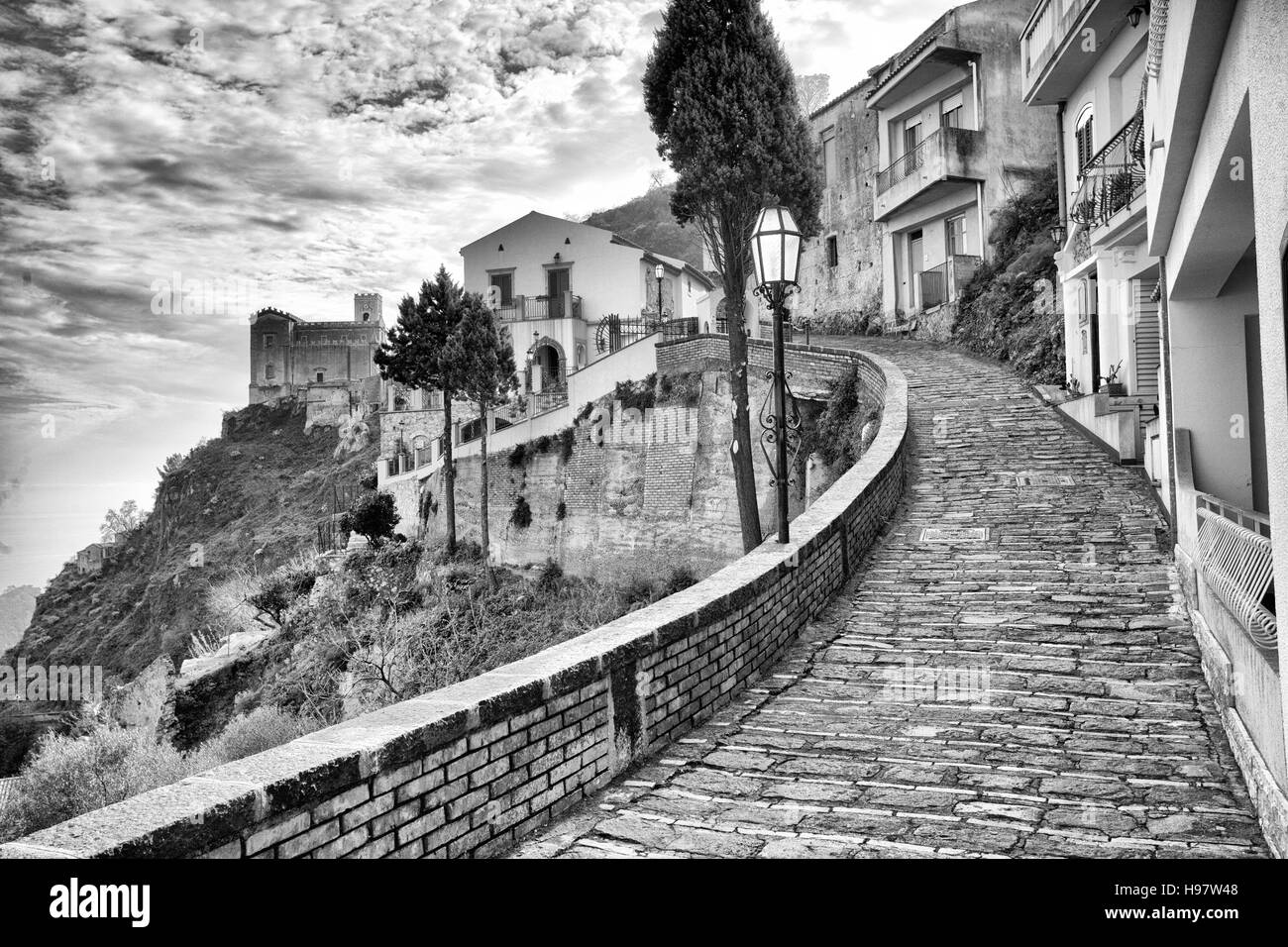 Historical centre of Savoca, Messina, Sicily Stock Photo - Alamy