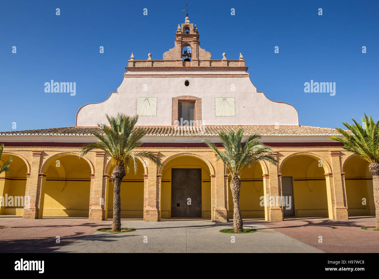 Ermita de Santa Barbara church in Moncada, Spain Stock Photo - Alamy