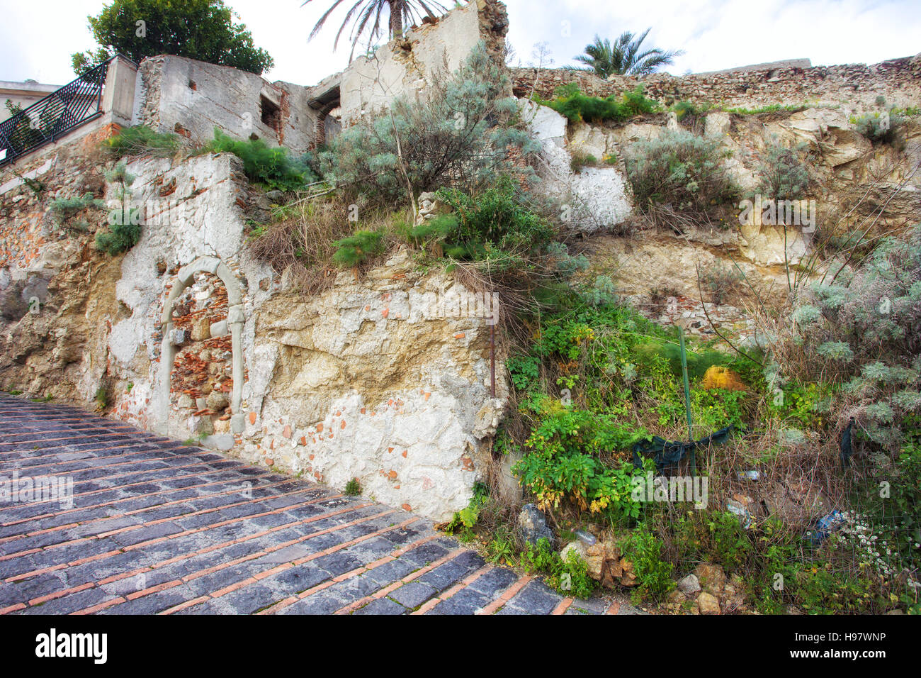 Historical centre of Savoca, Messina, Sicily Stock Photo - Alamy