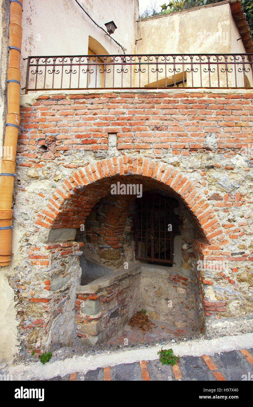 Historical centre of Savoca, Messina, Sicily Stock Photo - Alamy