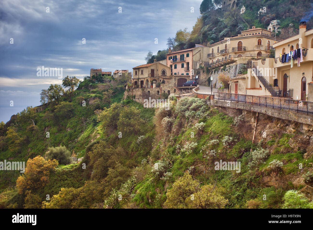 Historical centre of Savoca, Messina, Sicily Stock Photo - Alamy