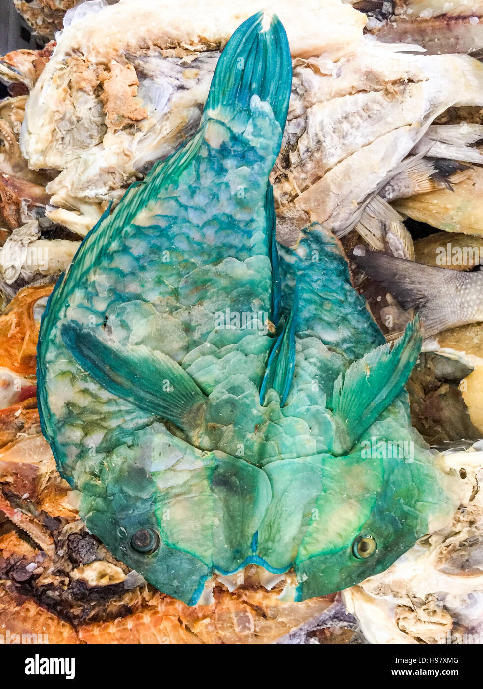 Peacock Salted Fish Stock Photo - Alamy