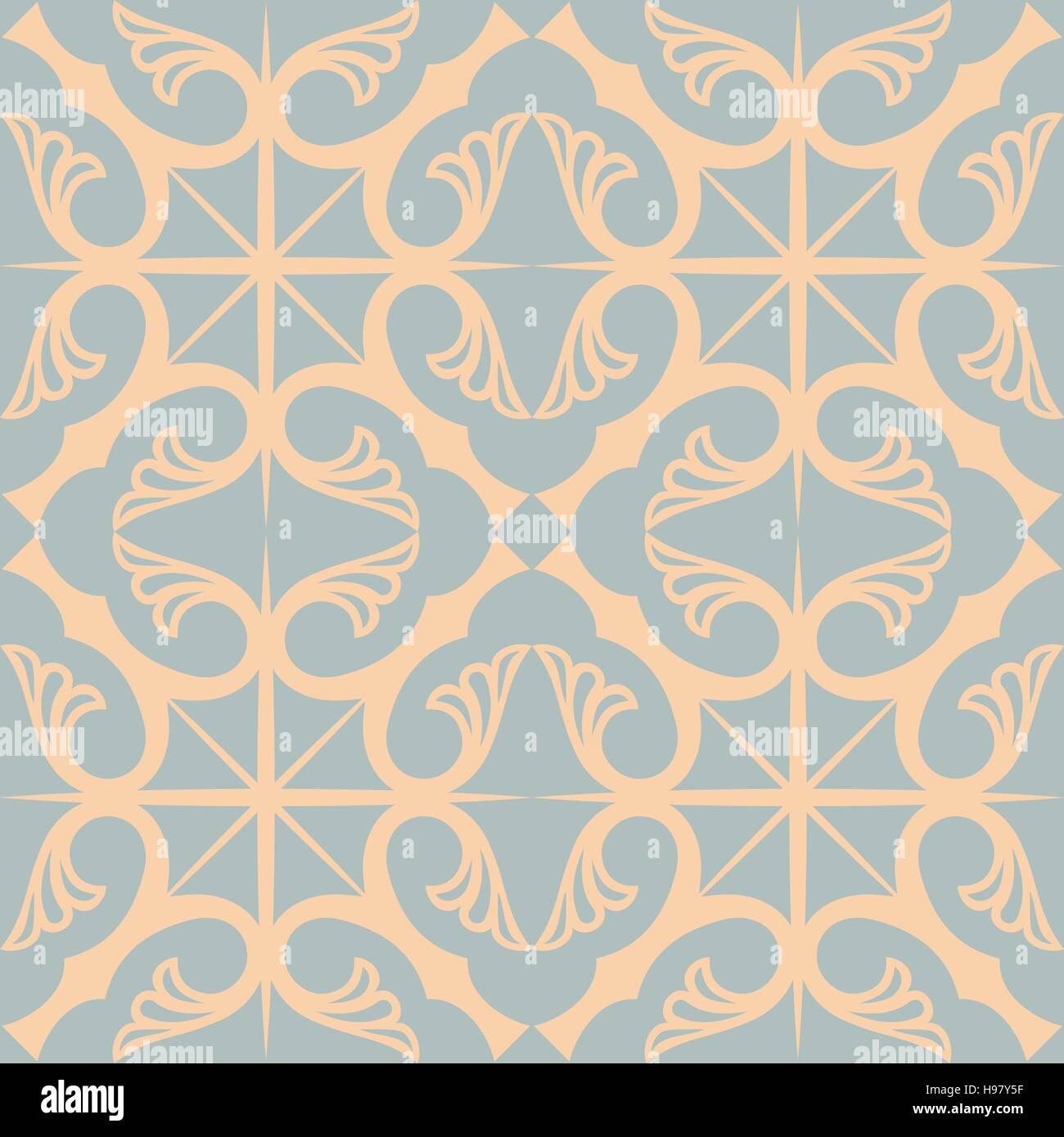 Encaustic tiles seamless pattern. Vector EPS 10 Stock Vector Image ...
