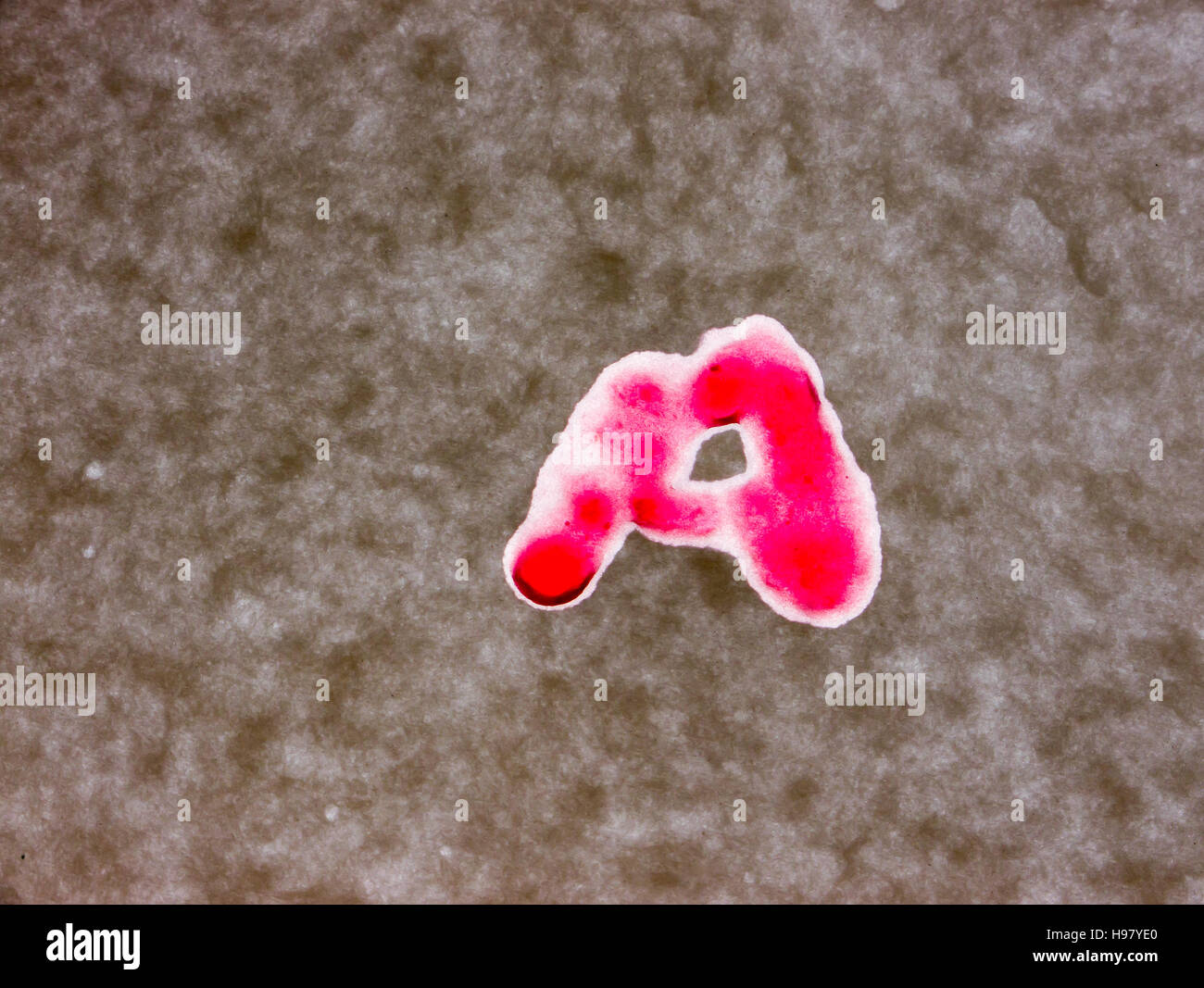 The jam Initials letter A Stock Photo - Alamy