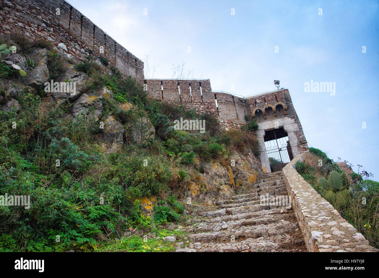 Medieval castle of Forza d'Agrò, Messina, Sicily Stock Photo - Alamy