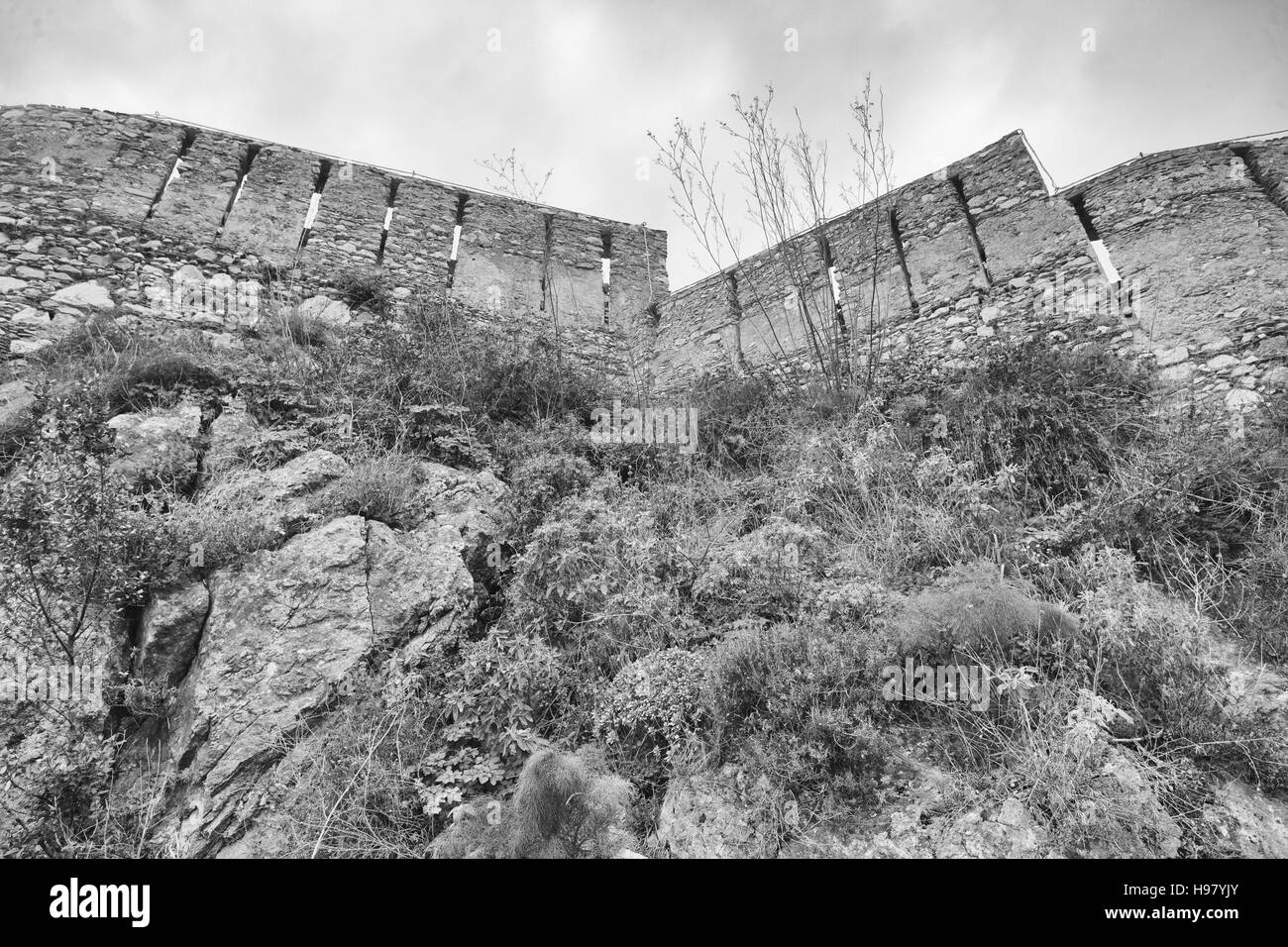 Medieval castle of Forza d'Agrò, Messina, Sicily Stock Photo - Alamy