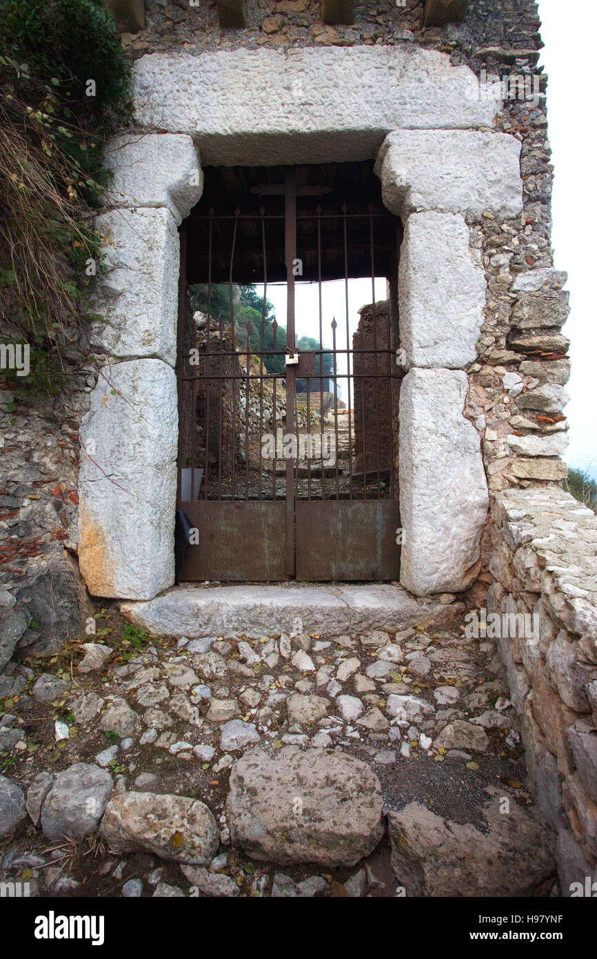 Medieval castle of Forza d'Agrò, Messina, Sicily Stock Photo - Alamy