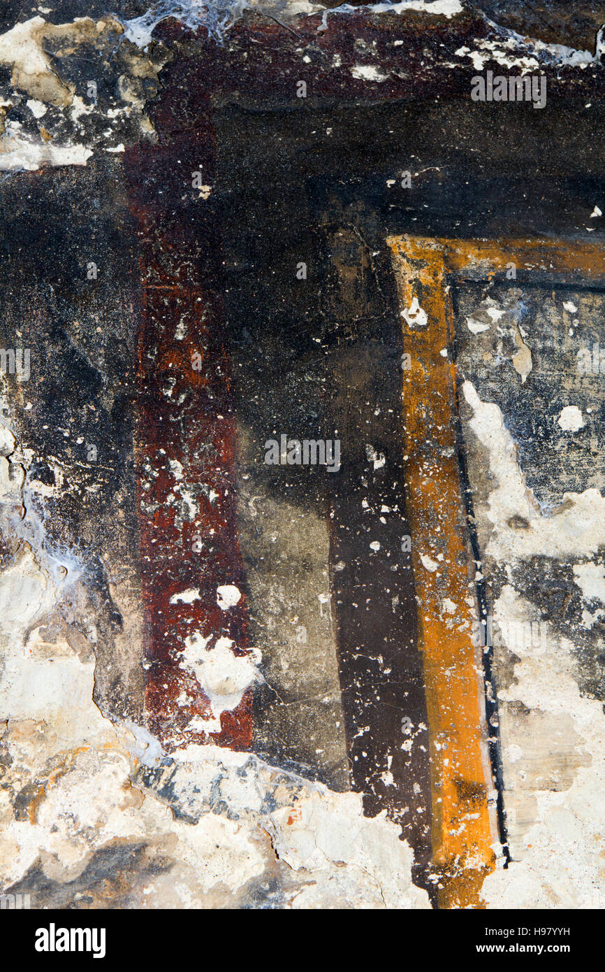 Frescoes of the rock church of San Pietro a Buscemi, Syracuse, Sicily ...