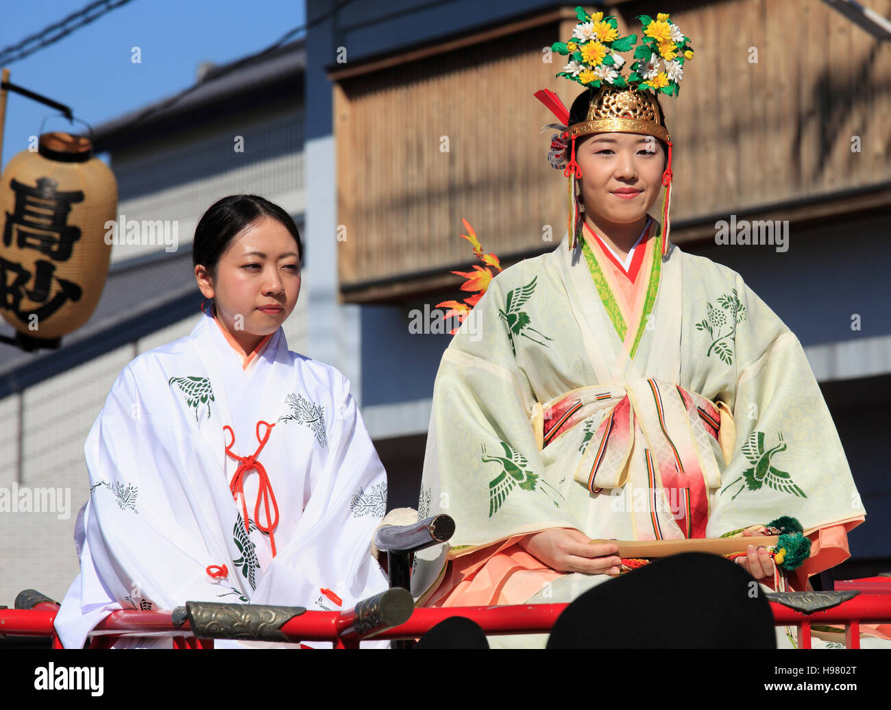 Japan, Kawagoe, festival, procession, people Stock Photo - Alamy