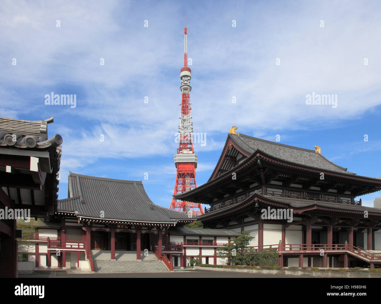 Zojoji temple tokyo hi-res stock photography and images - Alamy