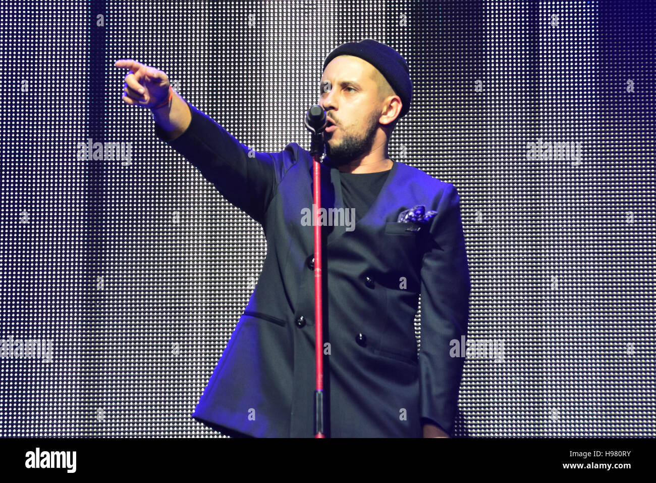 Kiev, Ukraine. 18th Nov, 2016. Singer Dmitriy Monatik during the ...