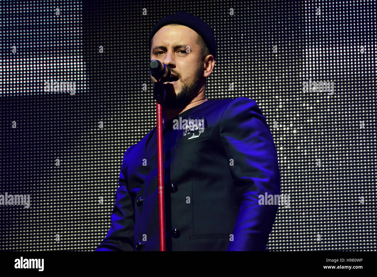 Kiev, Ukraine. 18th Nov, 2016. Singer Dmitriy Monatik during the ...
