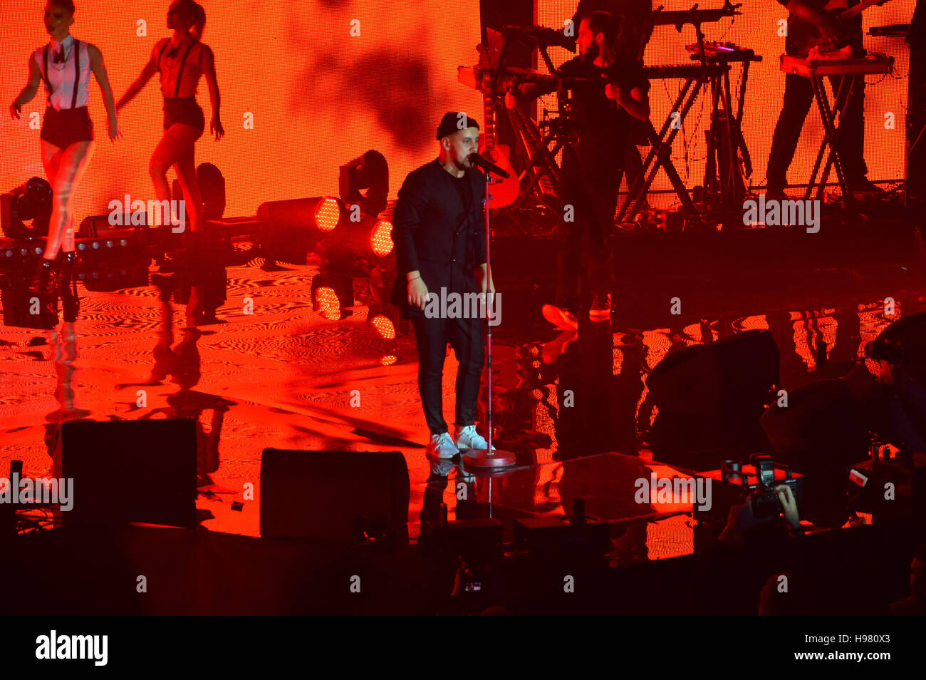 Kiev, Ukraine. 18th Nov, 2016. Singer Dmitriy Monatik during the ...