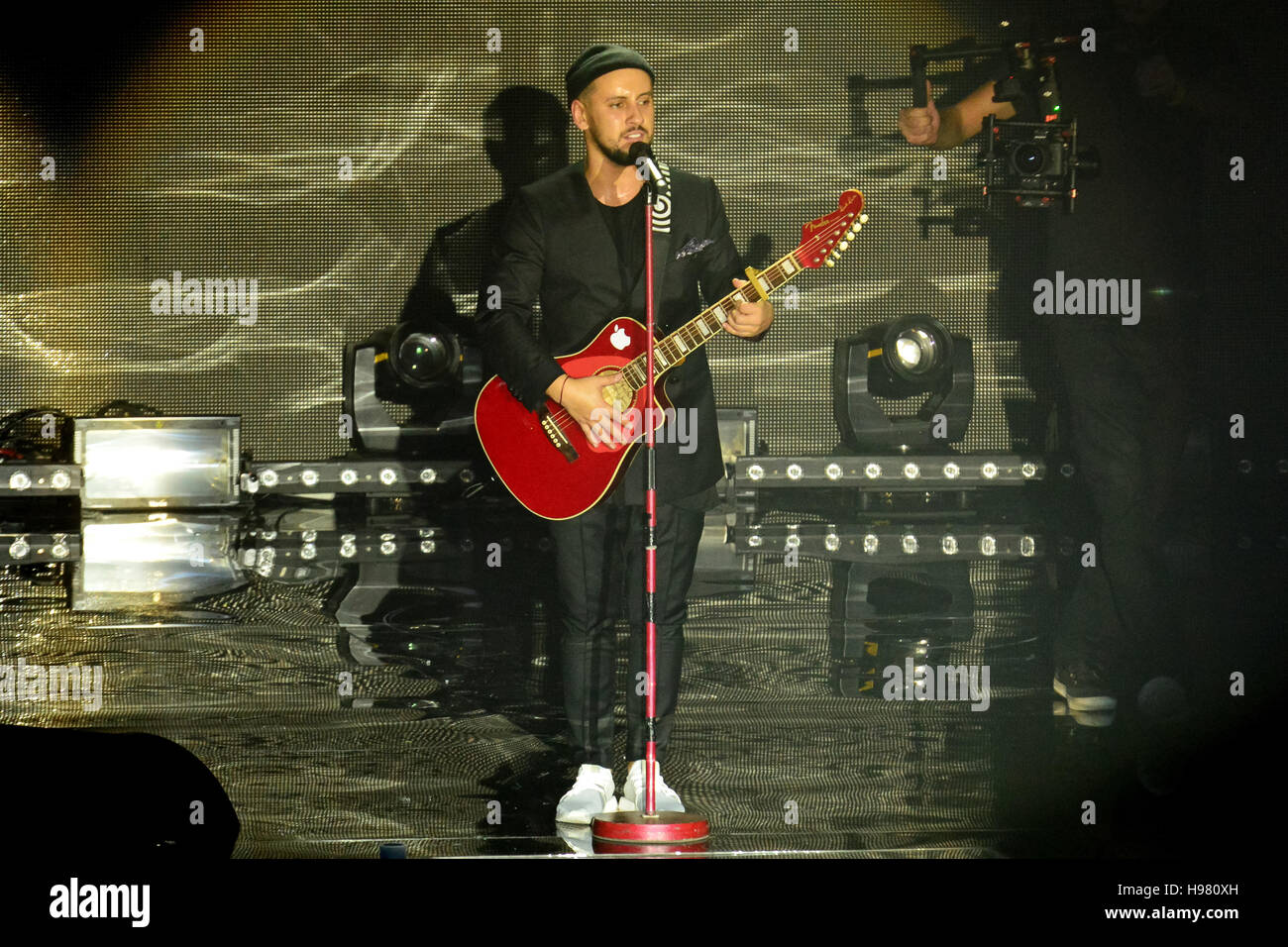 Kiev, Ukraine. 18th Nov, 2016. Singer Dmitriy Monatik during the ...