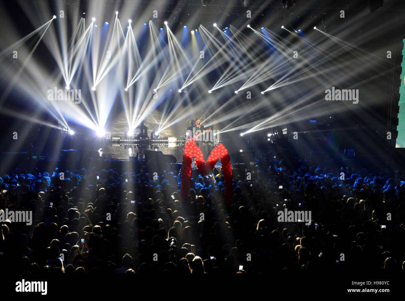 Kiev, Ukraine. 18th Nov, 2016. Singer Dmitriy Monatik during the ...