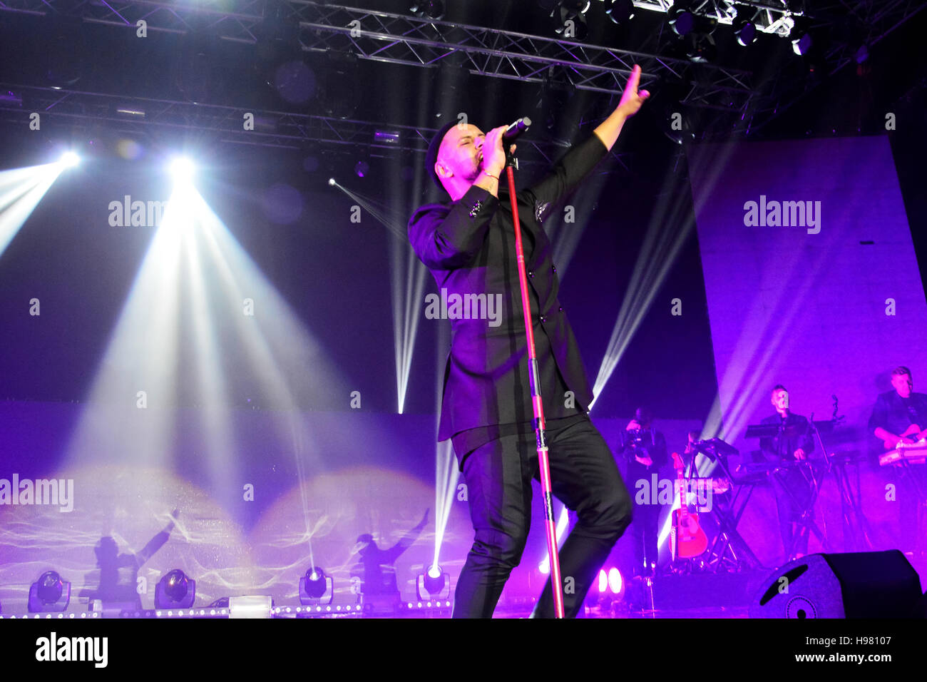 Kiev, Ukraine. 18th Nov, 2016. Singer Dmitriy Monatik during the ...