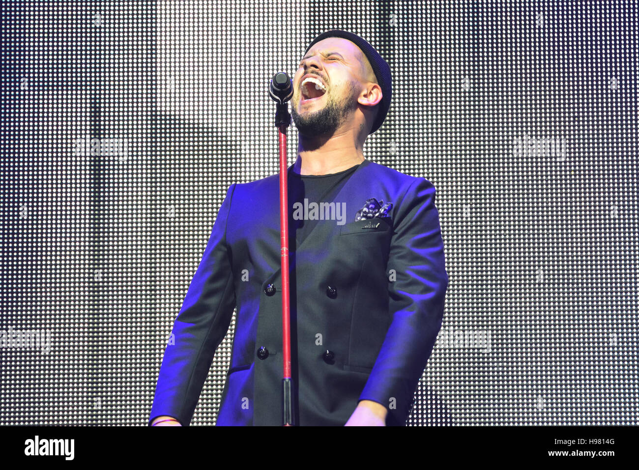Kiev, Ukraine. 18th Nov, 2016. Singer Dmitriy Monatik during the ...