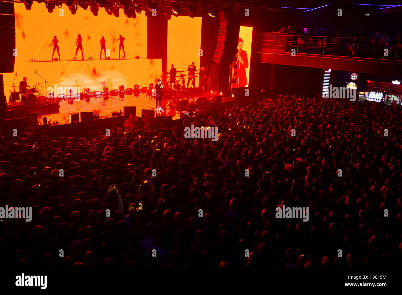 Kiev, Ukraine. 18th Nov, 2016. Singer Dmitriy Monatik during the ...