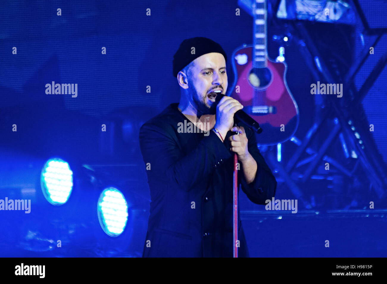 Kiev, Ukraine. 18th Nov, 2016. Singer Dmitriy Monatik during the ...