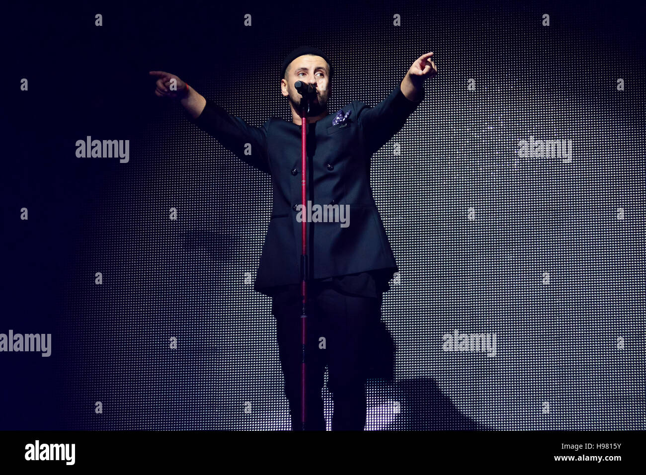 Kiev, Ukraine. 18th Nov, 2016. Singer Dmitriy Monatik during the ...