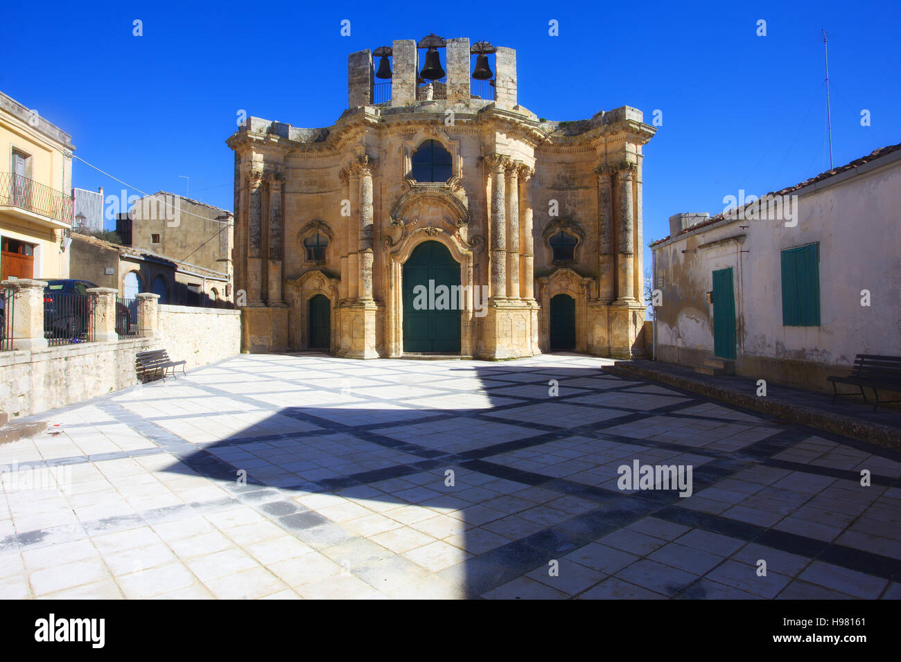 San'Antonio da Padova church in Buscemi, Sicily, Italy Stock Photo - Alamy