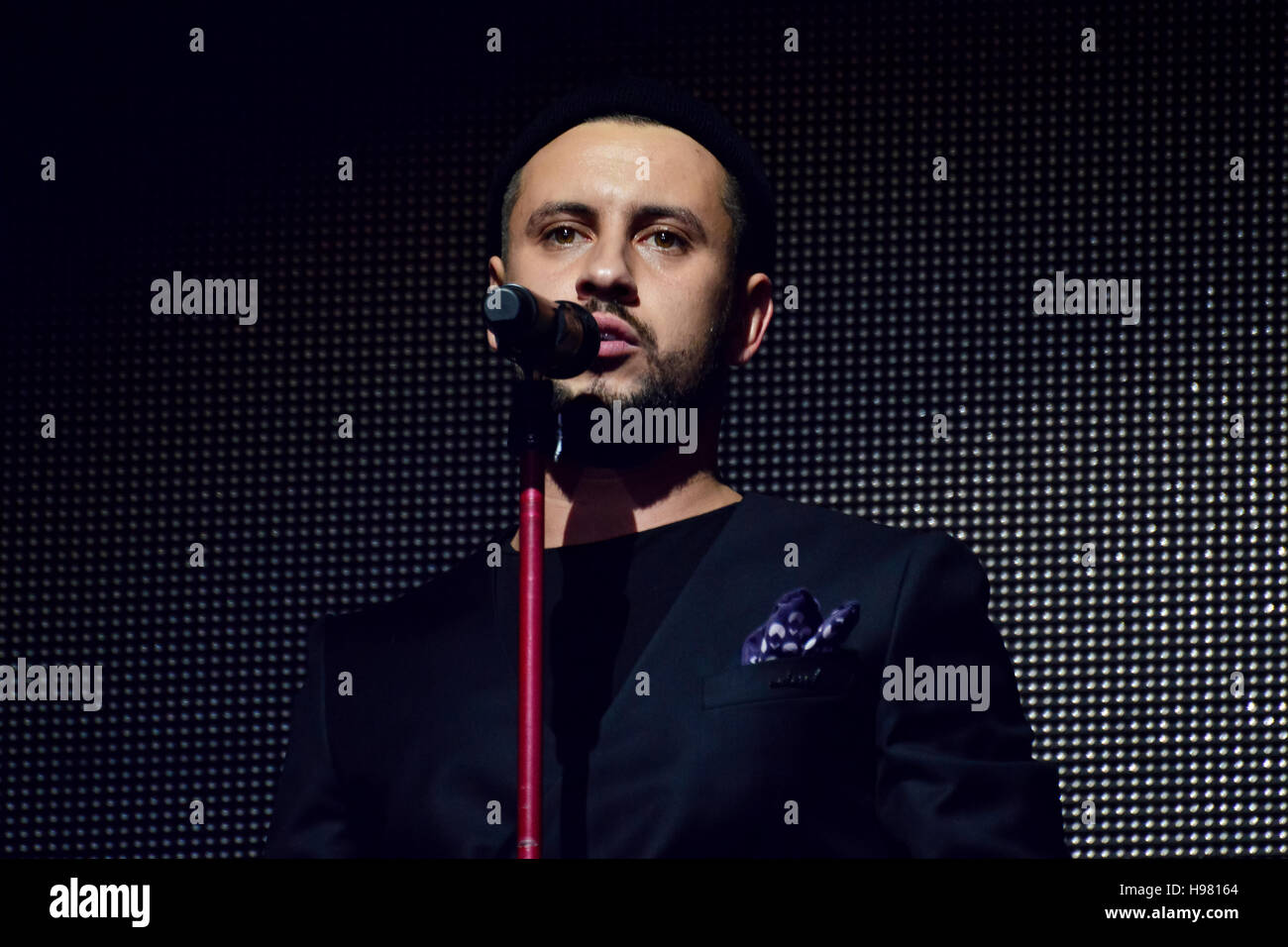 Kiev, Ukraine. 18th Nov, 2016. Singer Dmitriy Monatik during the ...