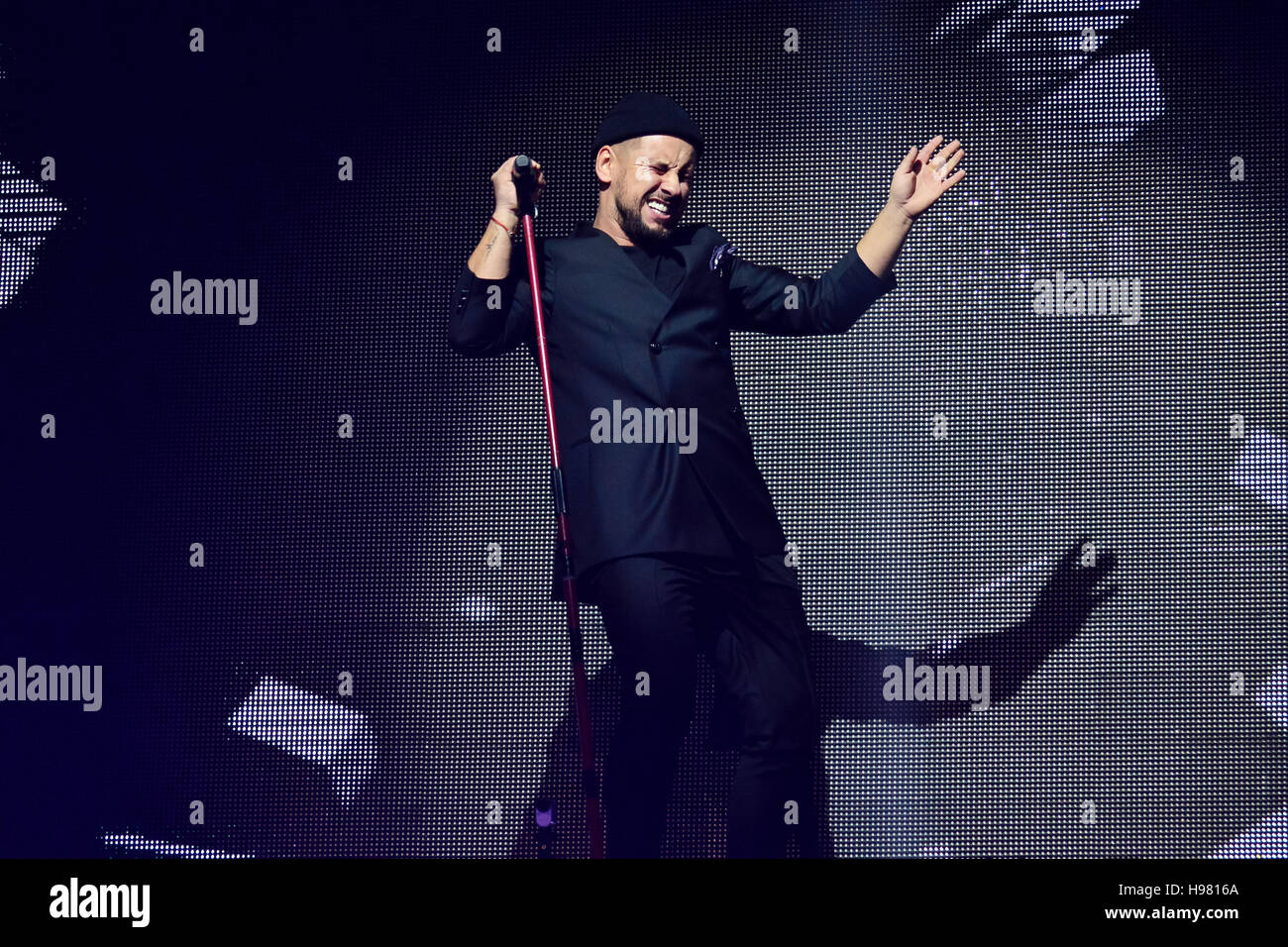 Kiev, Ukraine. 18th Nov, 2016. Singer Dmitriy Monatik during the ...