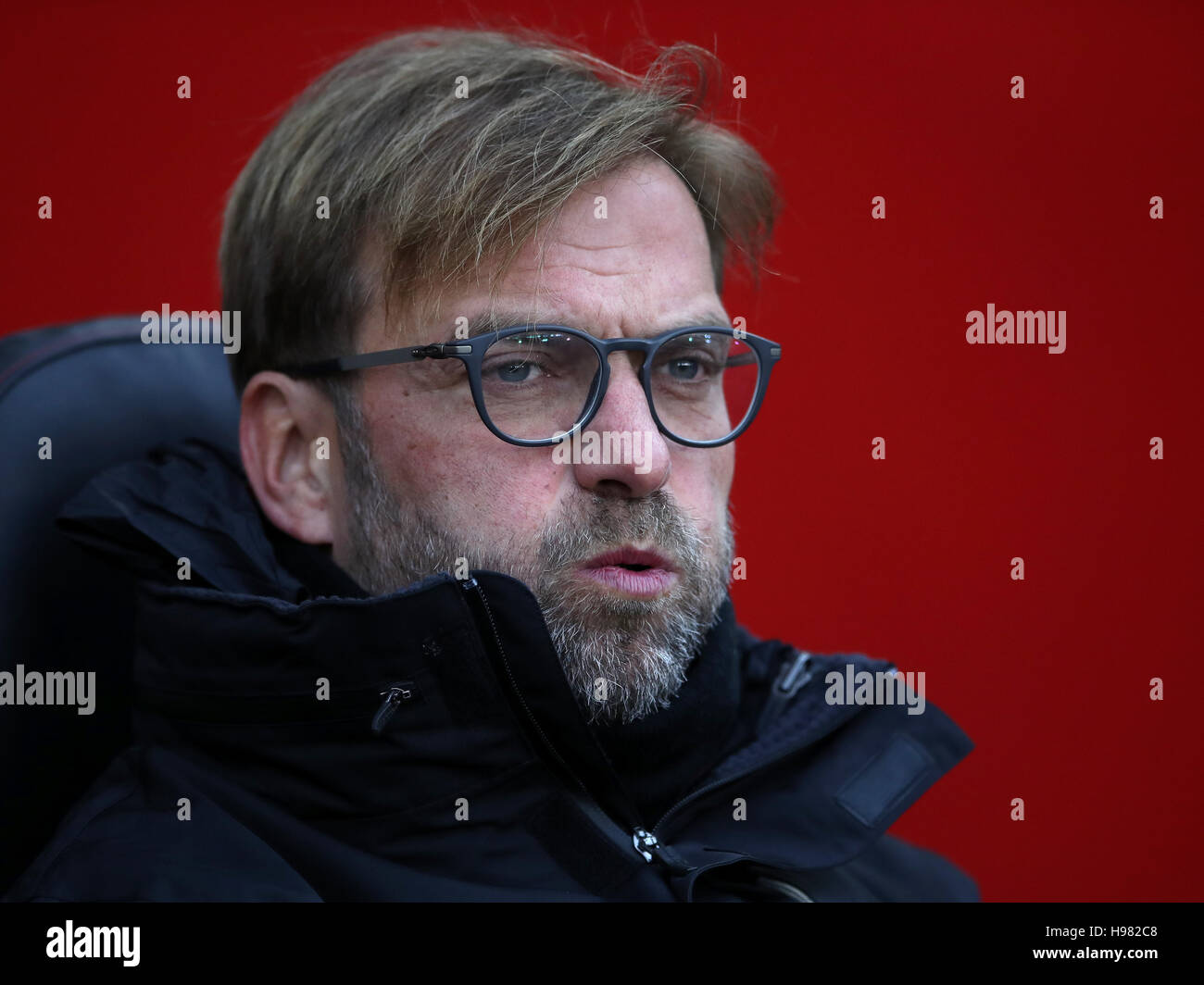 Liverpool manager Jurgen Klopp during the Premier League match at St ...