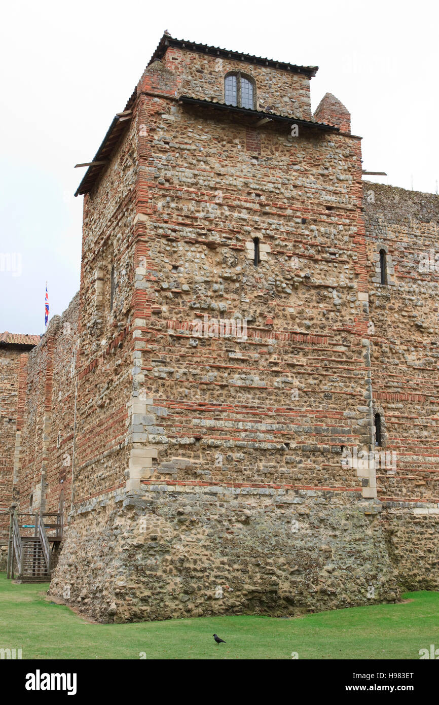 North-East corner of Colchester Castle Stock Photo - Alamy