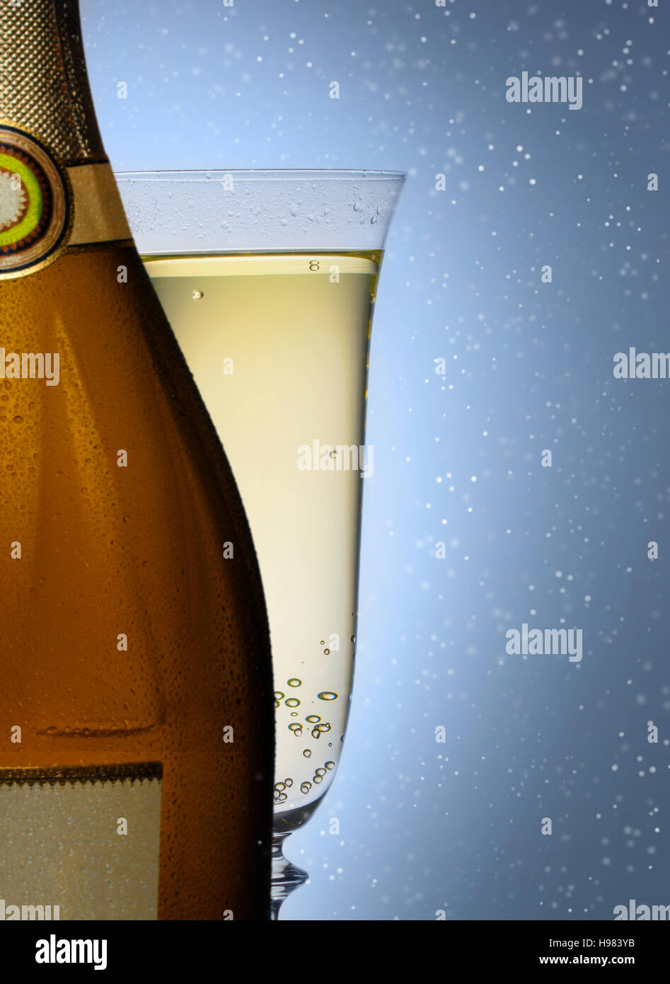 Abstract champagne glass hi-res stock photography and images - Alamy
