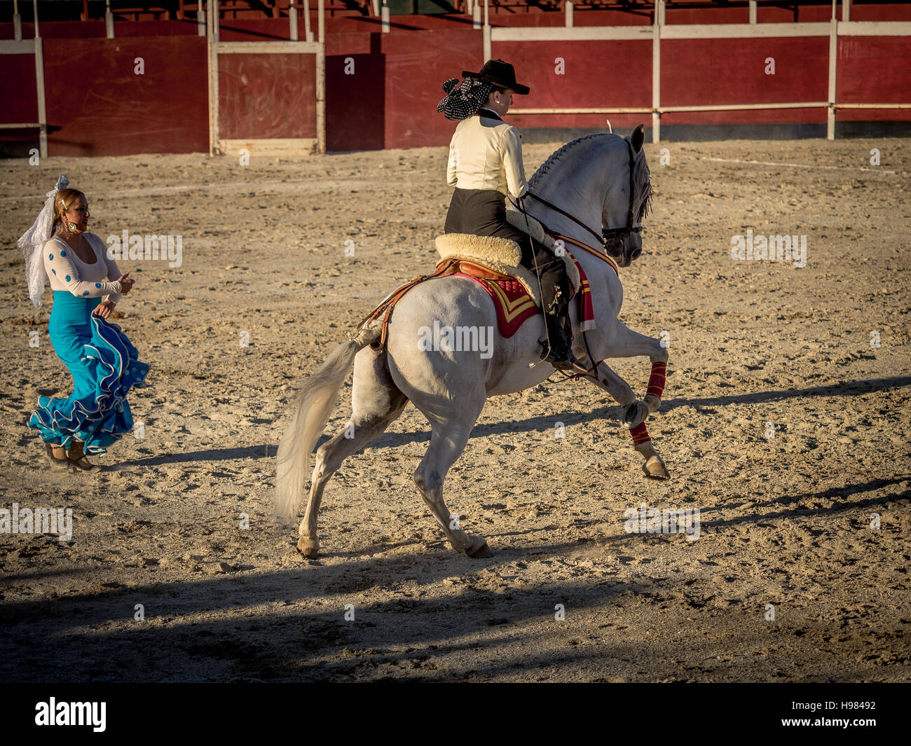 Spanish horse riding display hi-res stock photography and images - Alamy