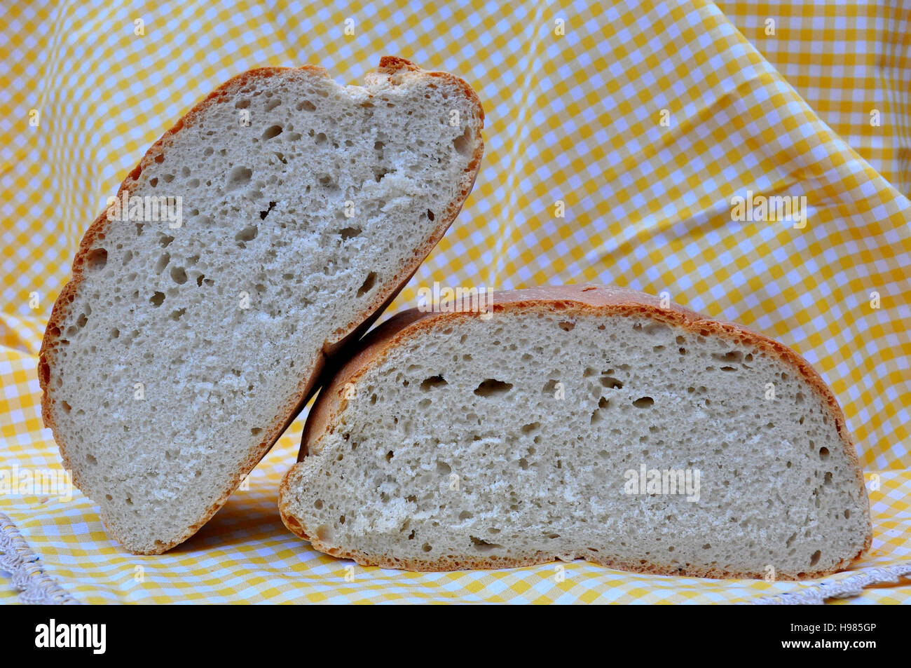 homemade cut bread Stock Photo - Alamy