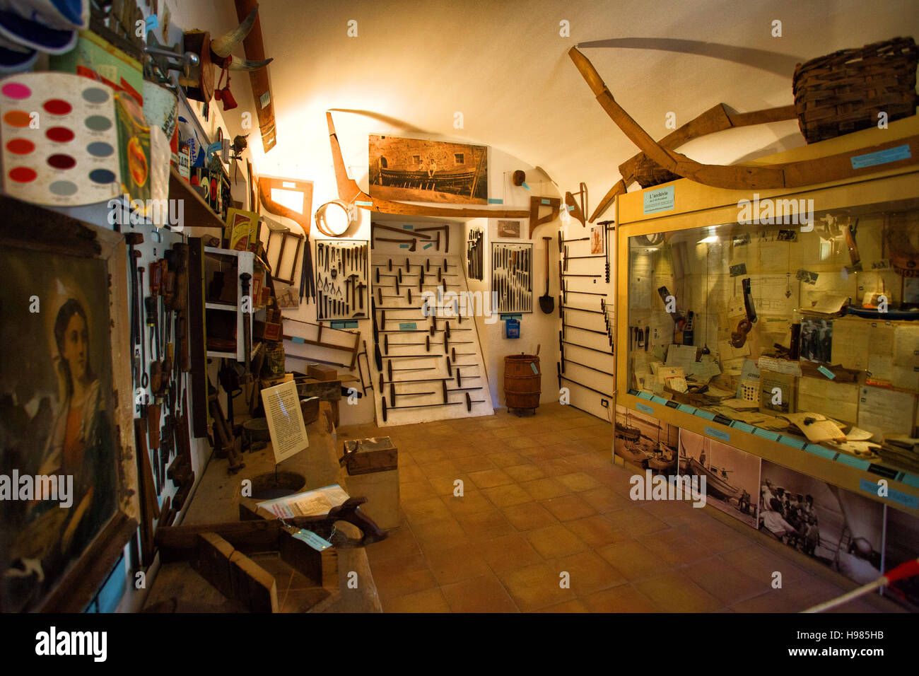 Tonnara museum to Milazzo. Messina, Sicily Stock Photo - Alamy