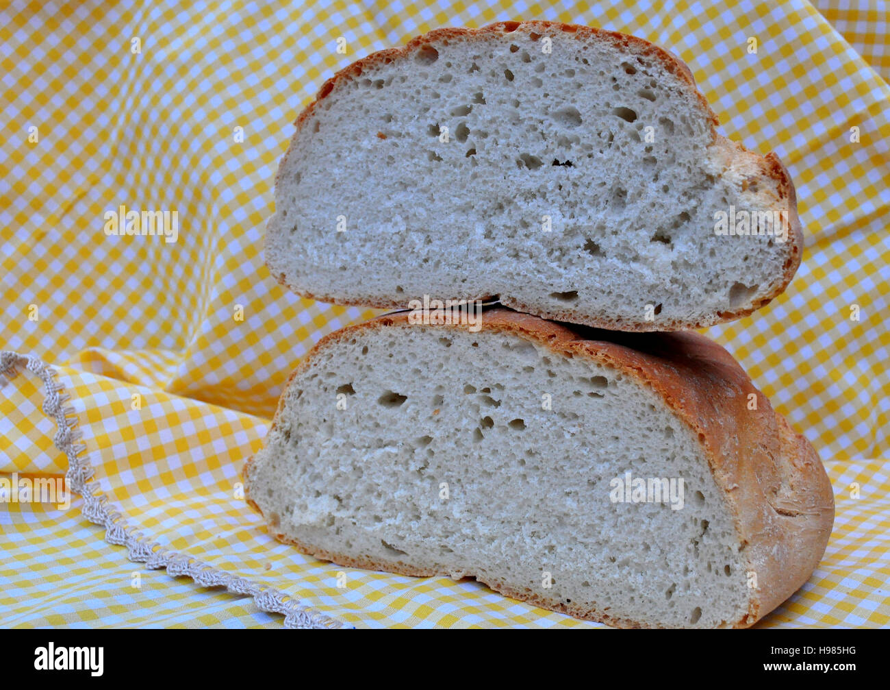 homemade cut bread Stock Photo - Alamy