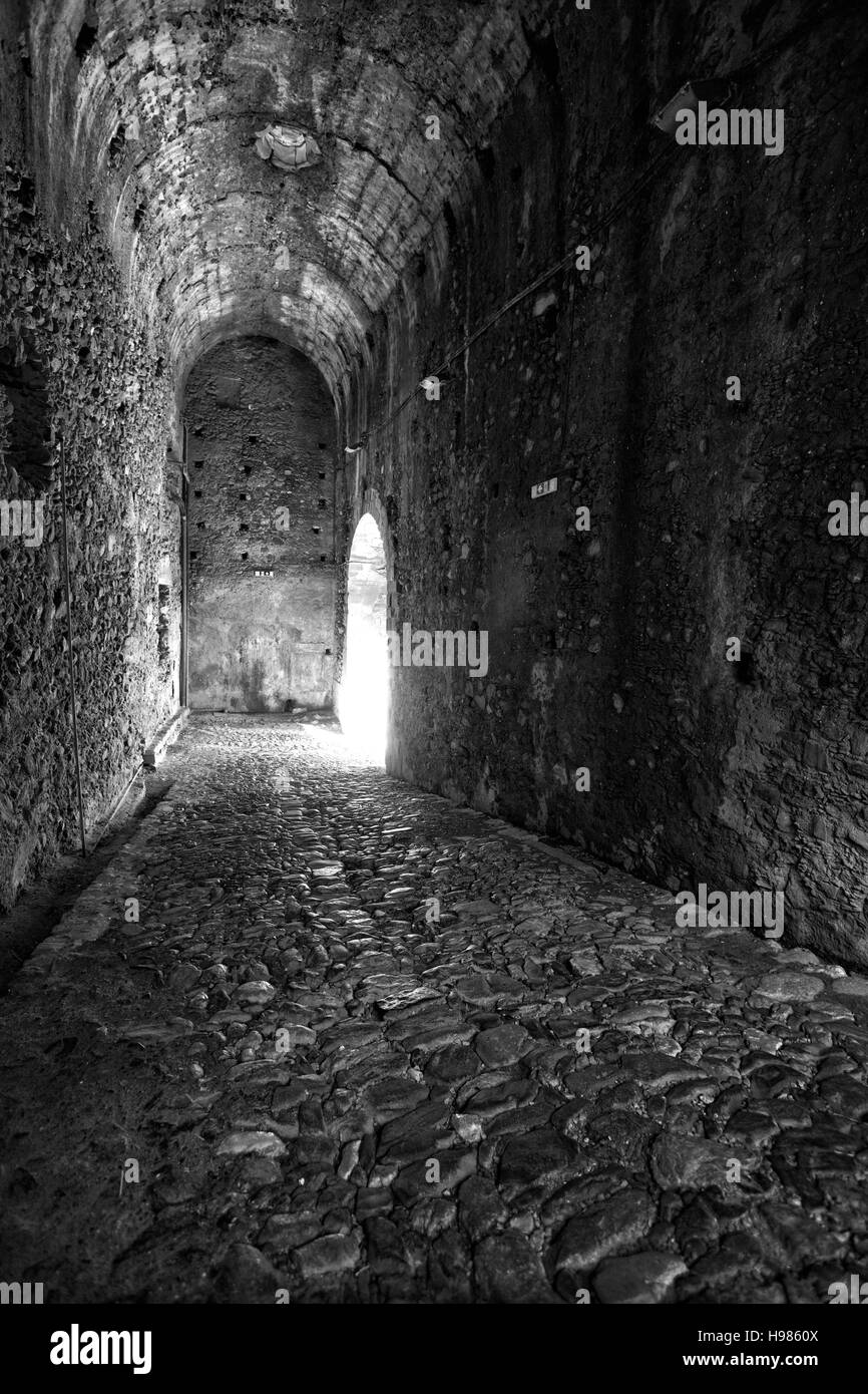 Fortress, CItadel end Castle of Milazzo, Sicily Stock Photo - Alamy