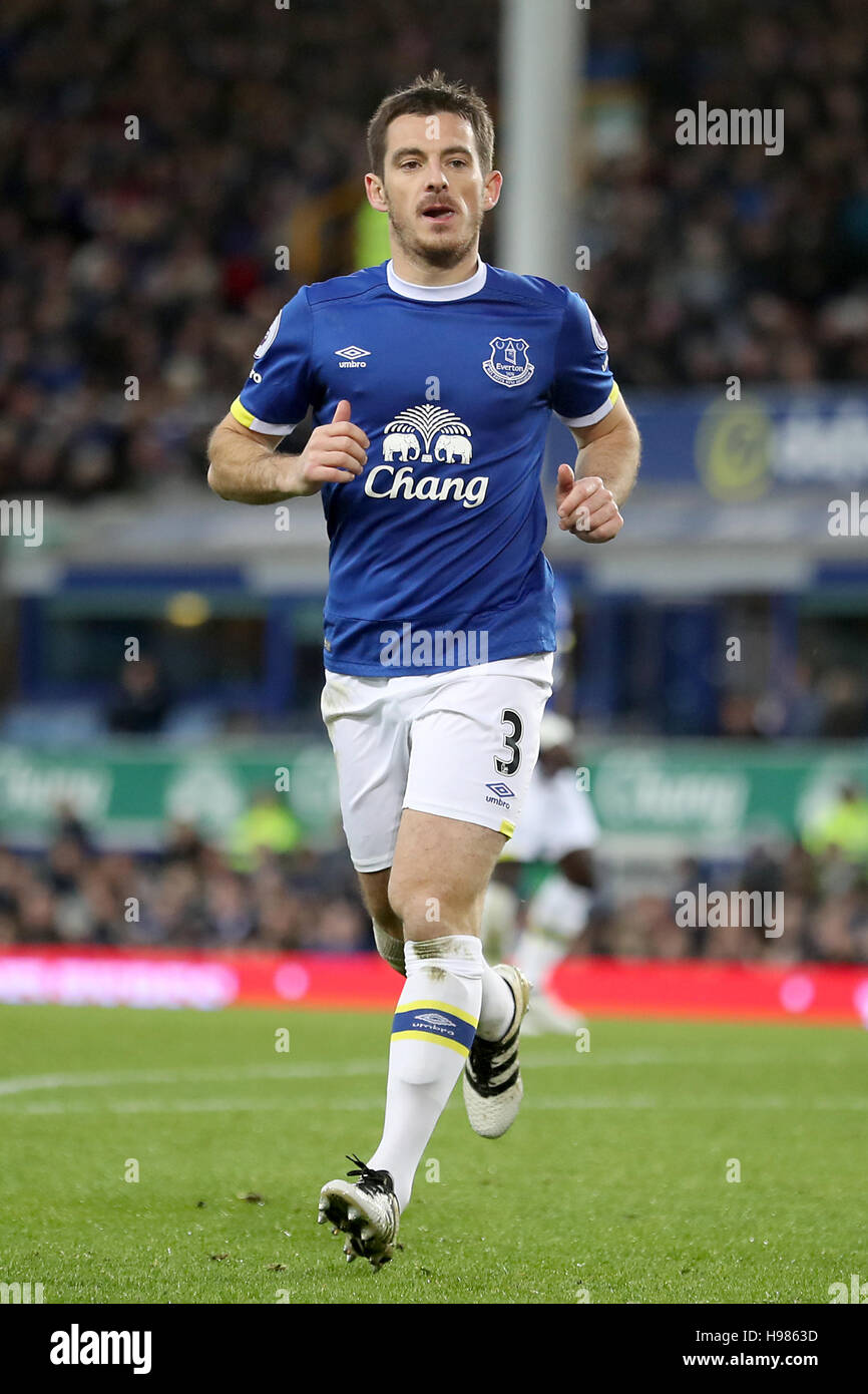 Everton's Leighton Baines during the Premier League match during the ...