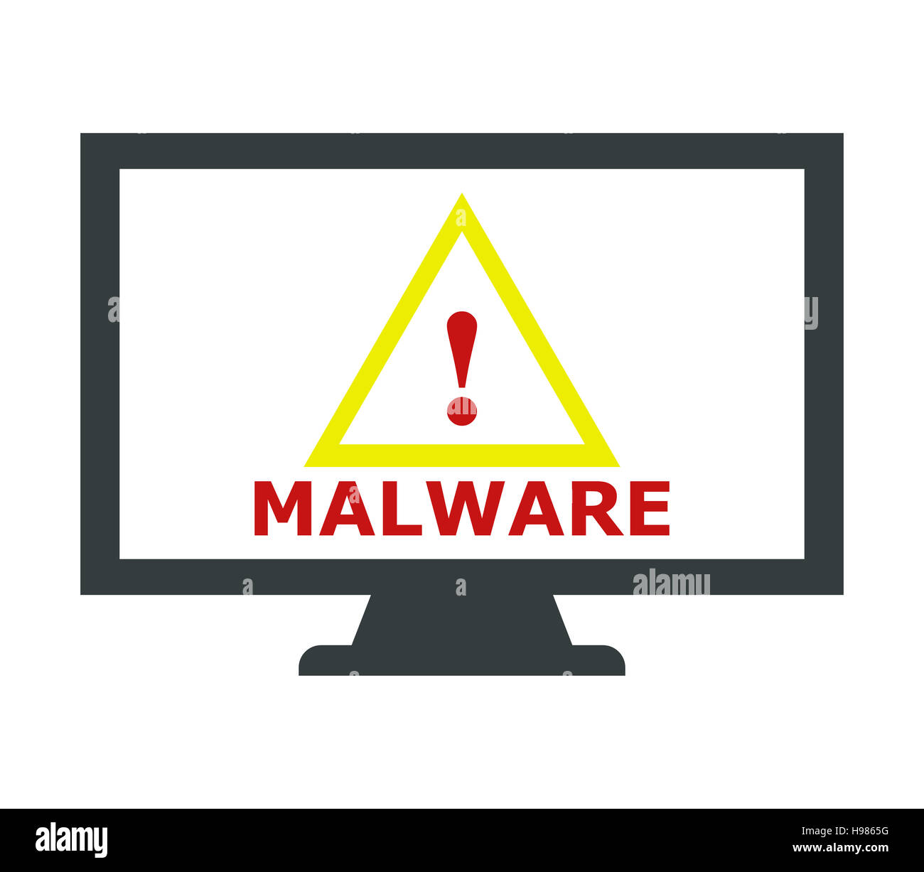 malware on your PC Stock Photo - Alamy