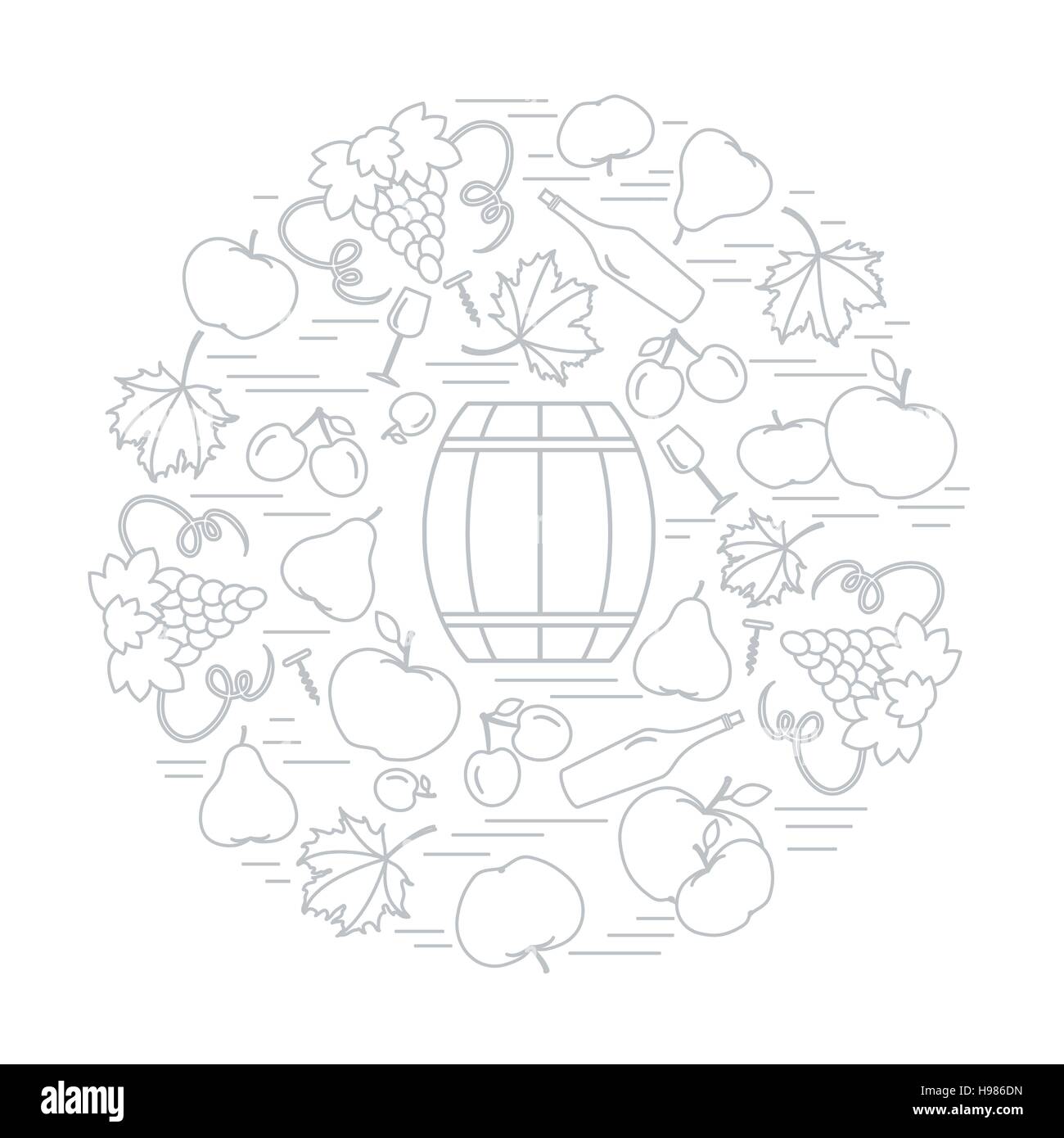 November pear Stock Vector Images - Alamy