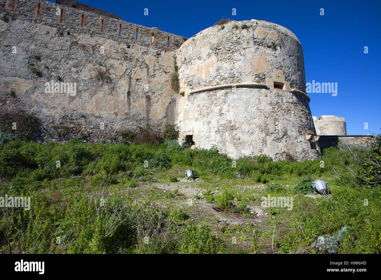 Fortress, CItadel end Castle of Milazzo, Sicily Stock Photo - Alamy