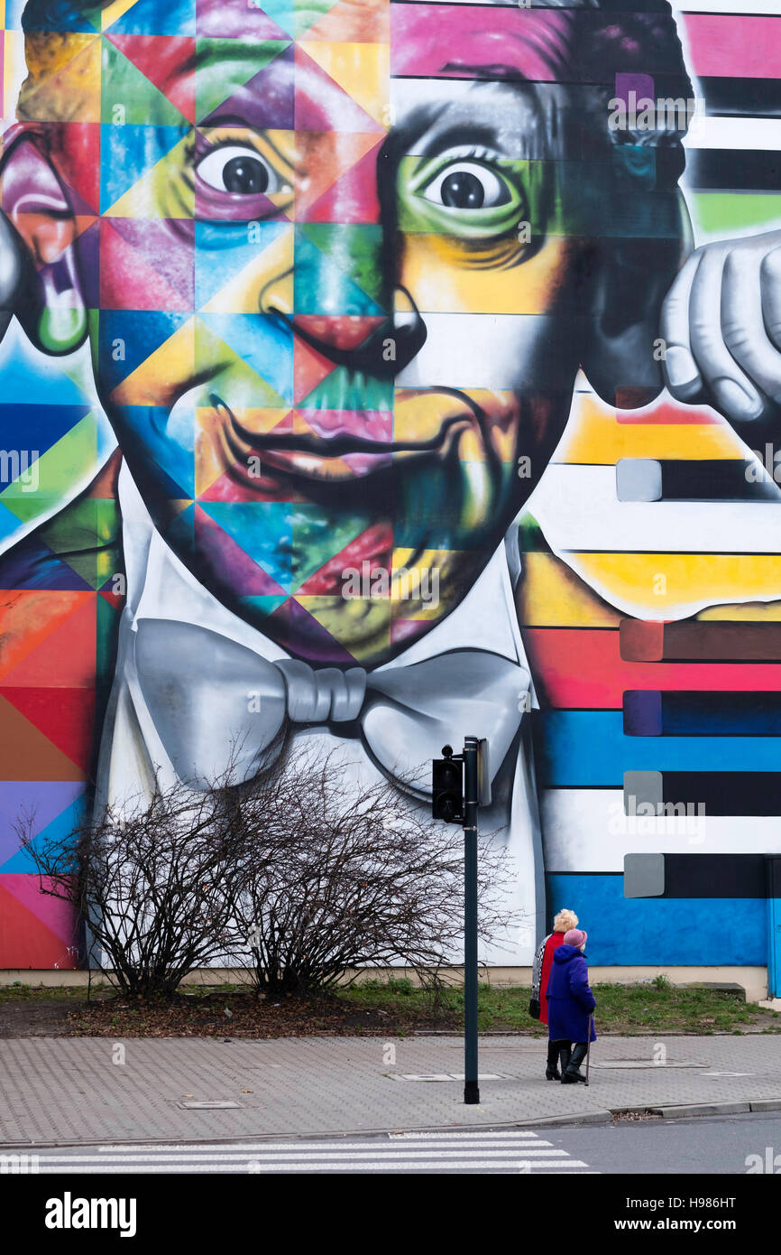 Lodz graffiti hi-res stock photography and images - Alamy
