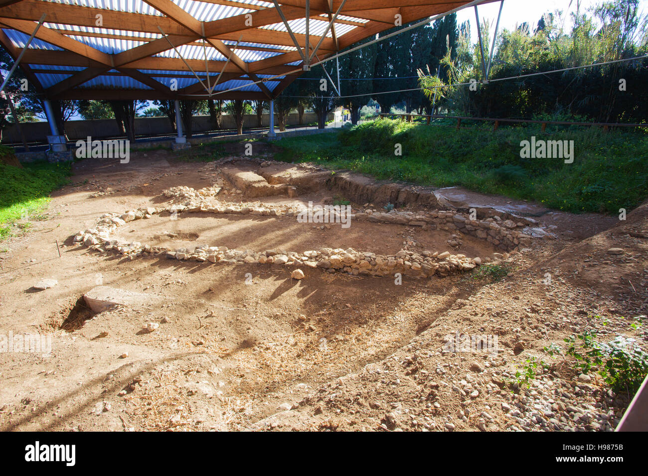 Prehistoric huts of old bronze. Viale dei Cipressi village to Milazzo ...