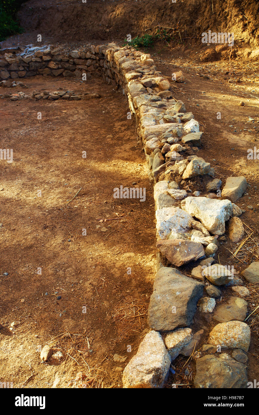 Prehistoric huts of old bronze. Viale dei Cipressi village to Milazzo ...