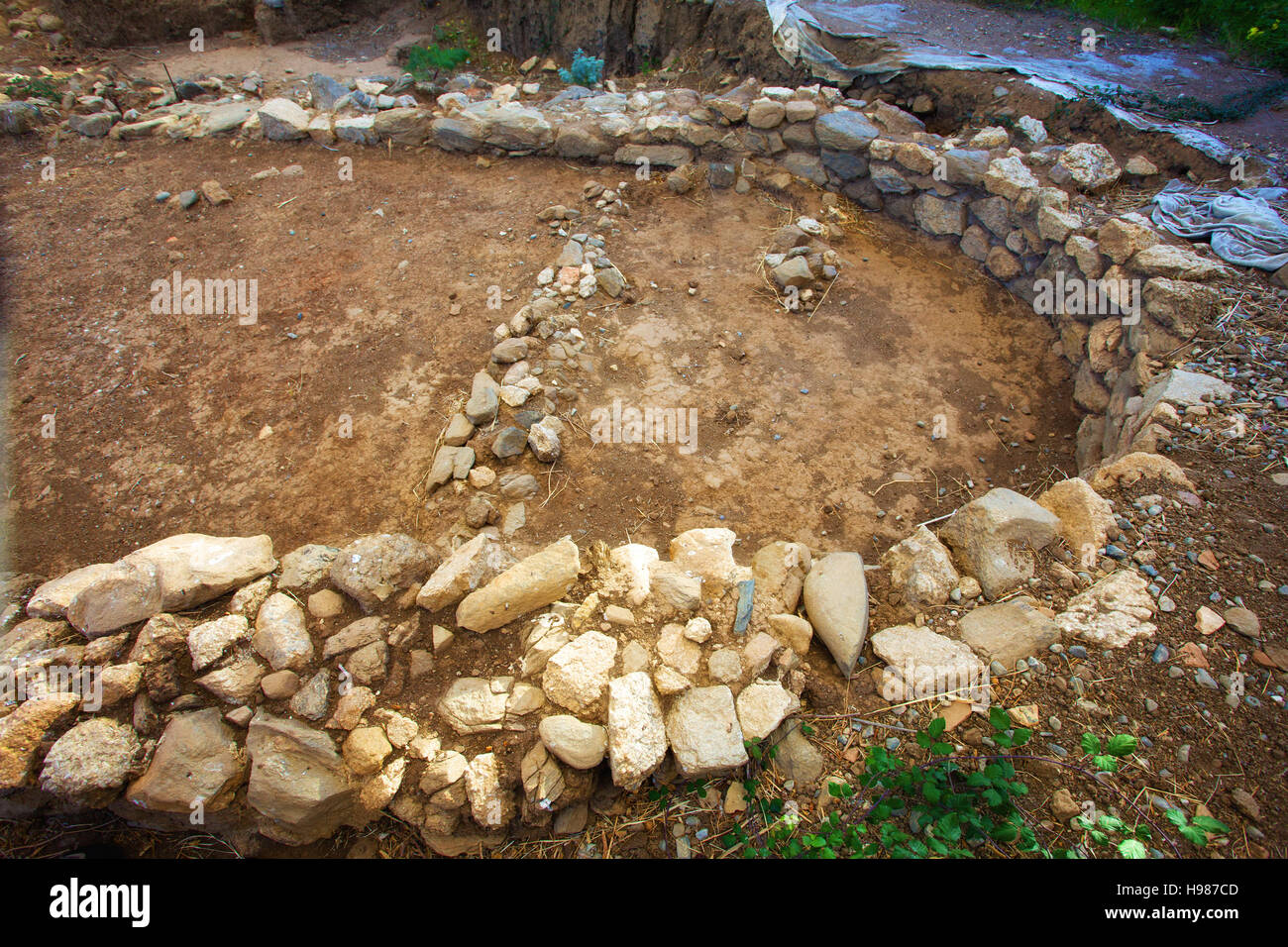 Prehistoric huts of old bronze. Viale dei Cipressi village to Milazzo ...