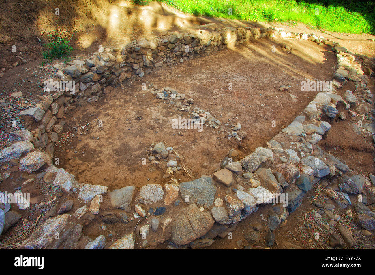 Prehistoric huts of old bronze. Viale dei Cipressi village to Milazzo ...