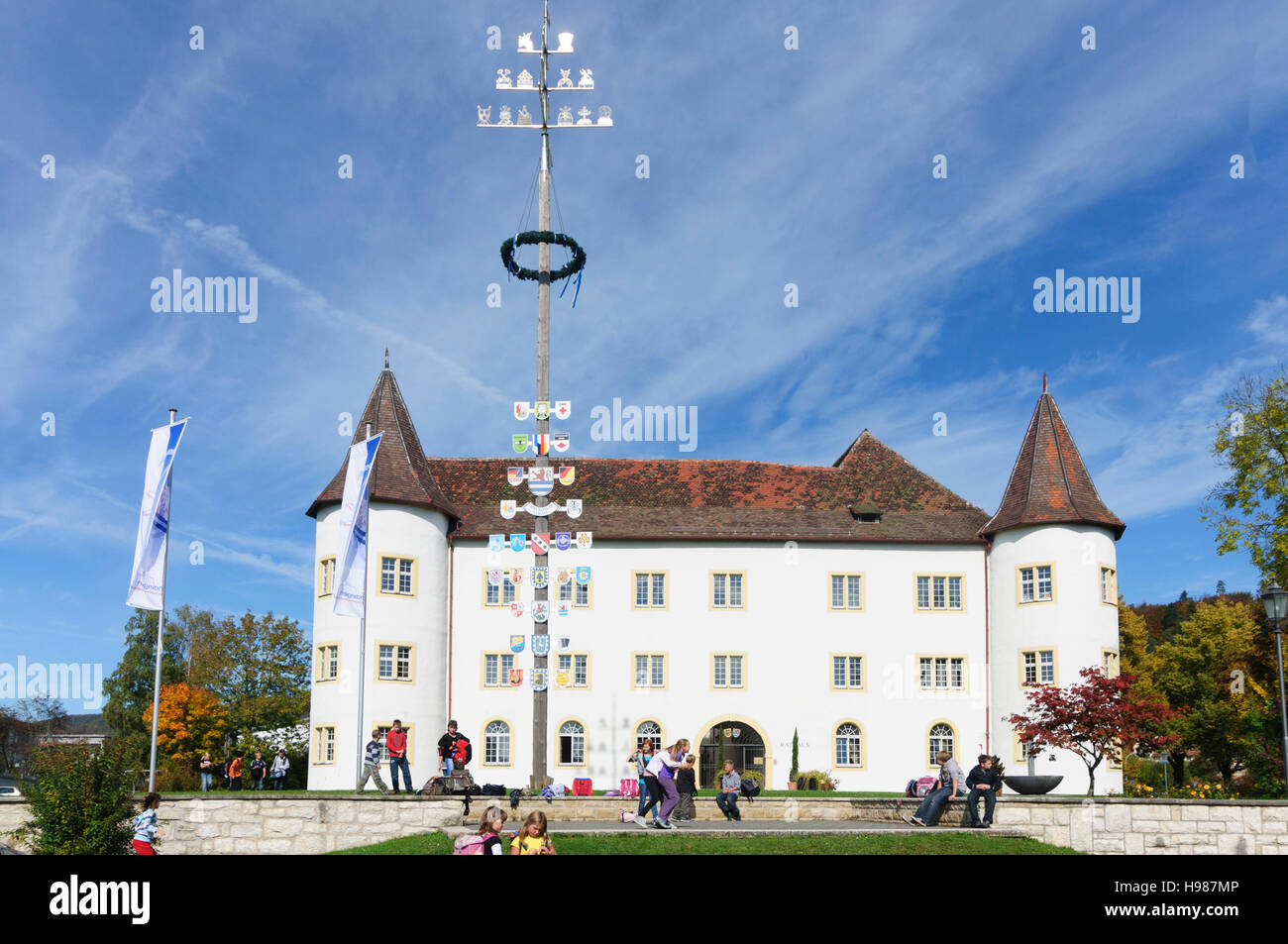 Immendingen: Upper castle , now the town hall, Schwäbische Alb, Swabian ...