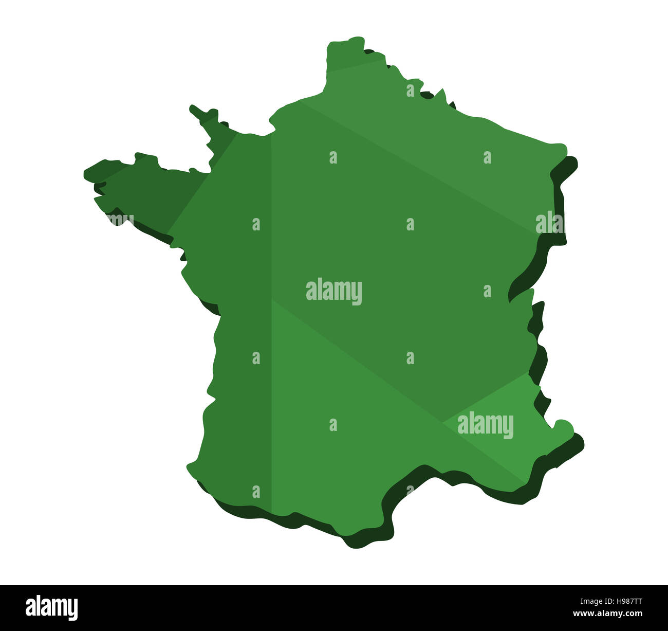 map of france Stock Photo - Alamy